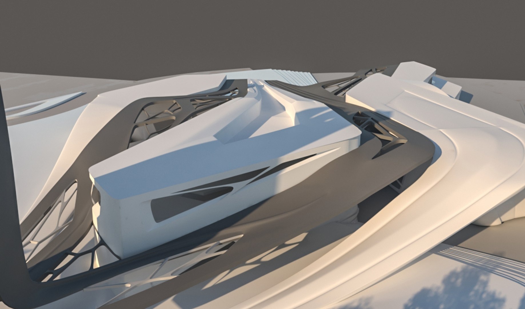 3D Organic Museum - TurboSquid 1536760