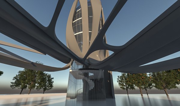 3D organic museum - TurboSquid 1536760