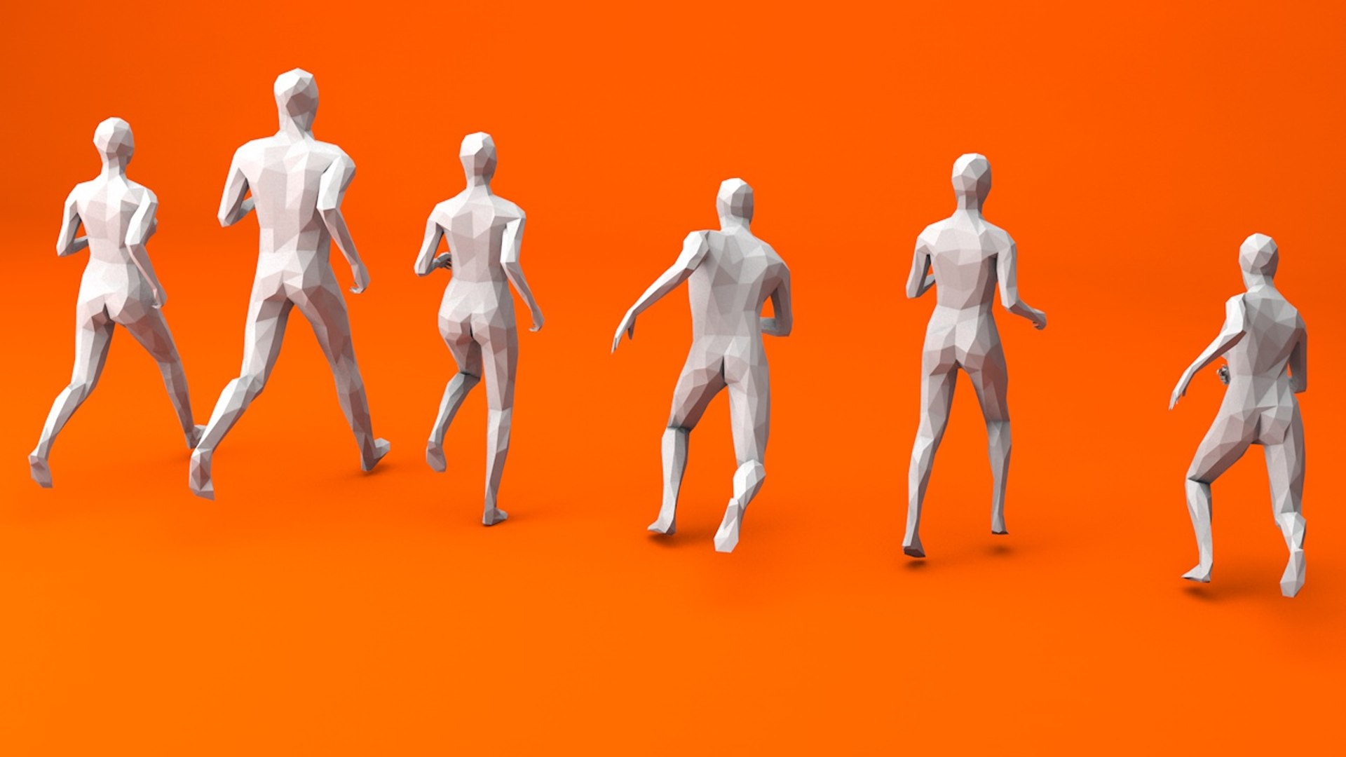 6 Static Women 3D Model - TurboSquid 1411981