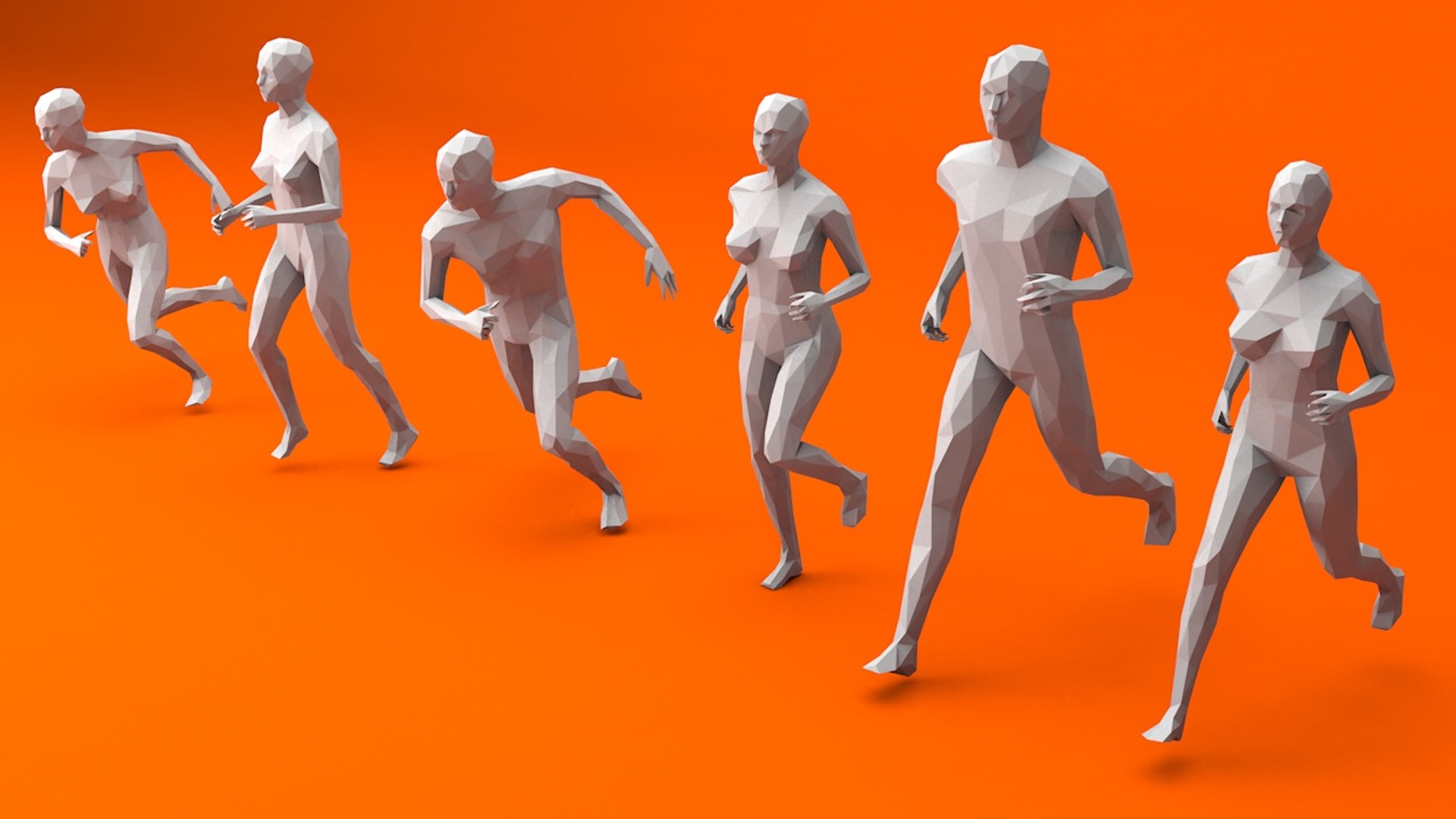 6 Static Women 3D Model - TurboSquid 1411981
