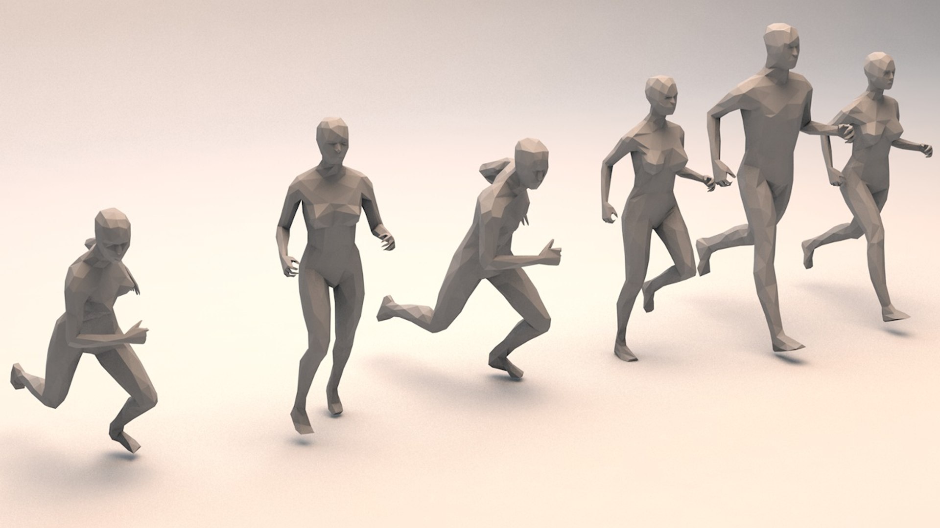 6 Static Women 3D Model - TurboSquid 1411981