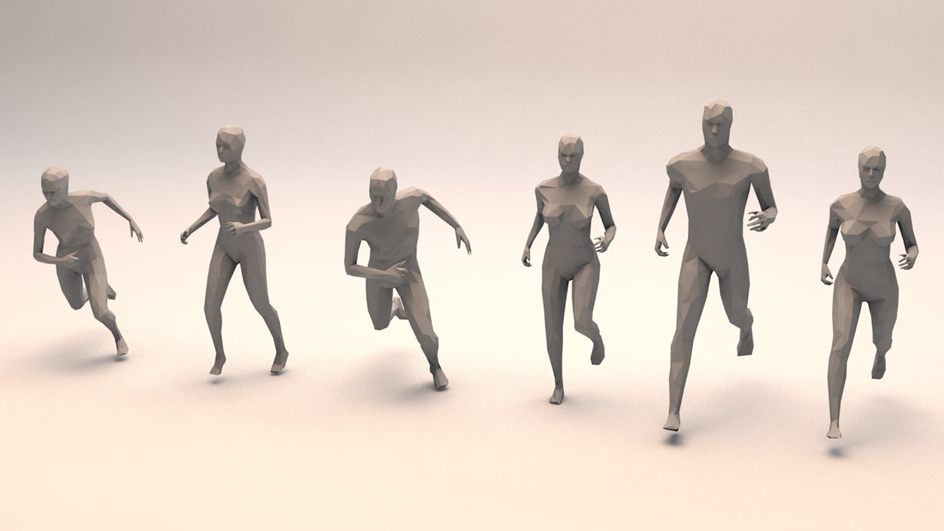 6 Static Women 3D Model - TurboSquid 1411981