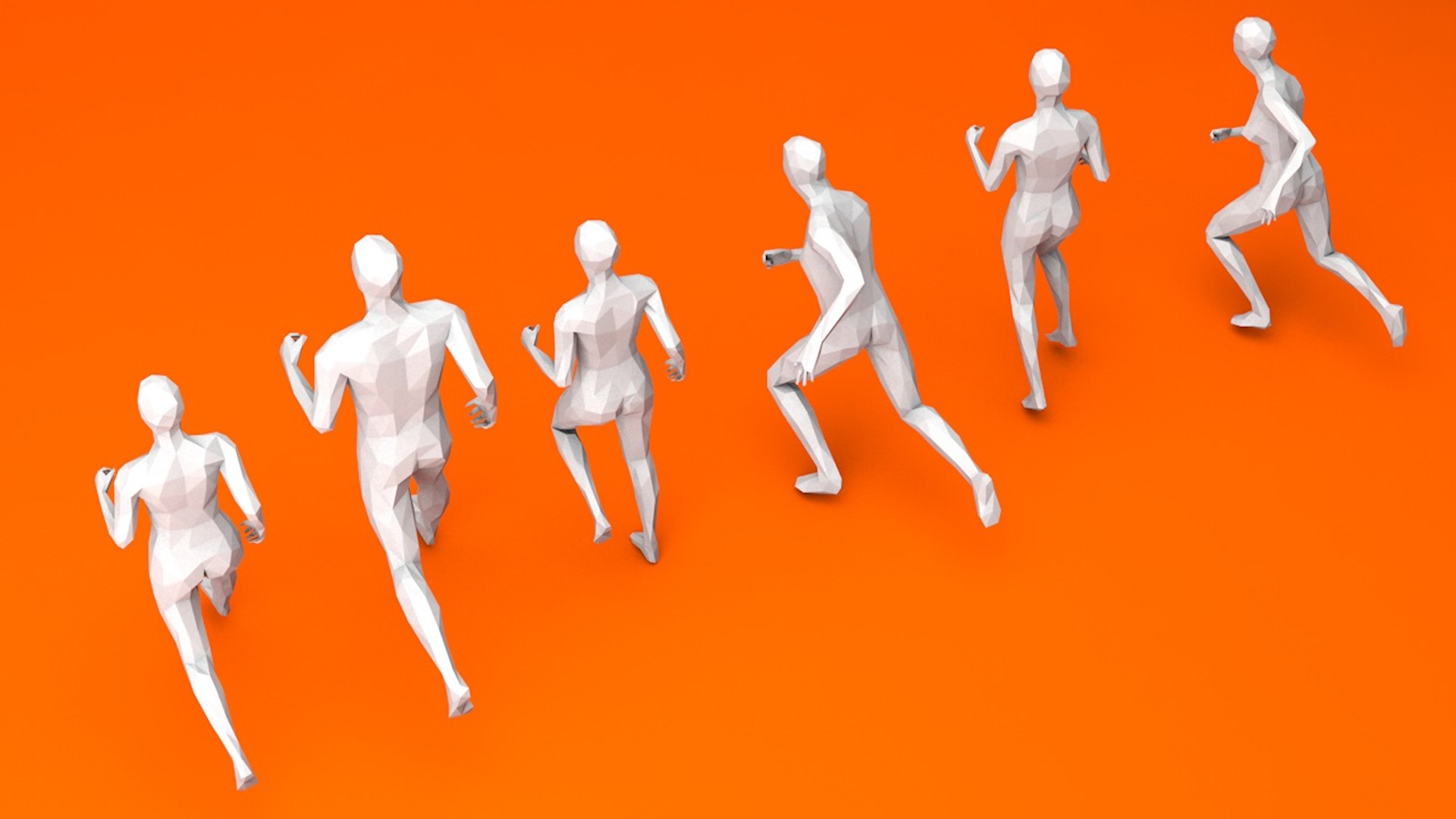 6 Static Women 3D Model - TurboSquid 1411981