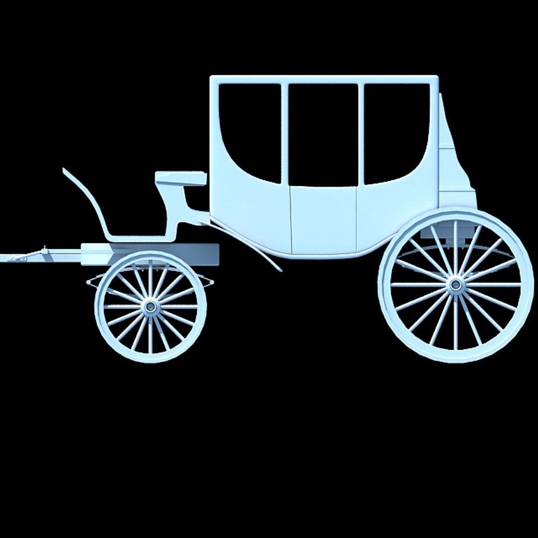 3ds Max Carriage Car