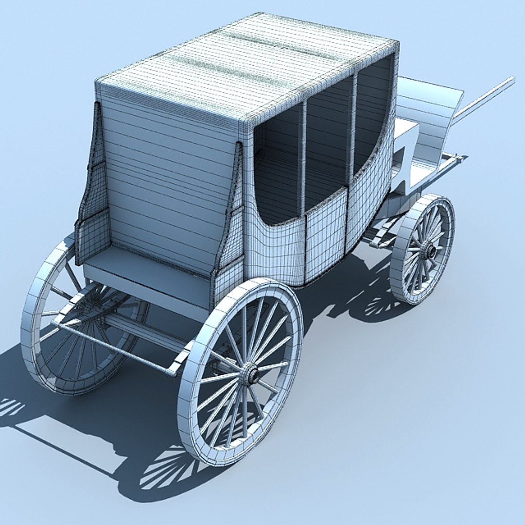 3ds Max Carriage Car