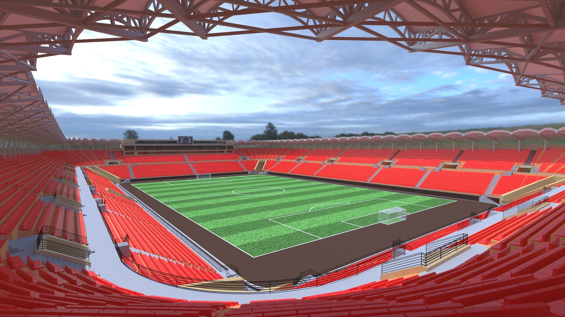 3D Football Stadium and Car low poly model - TurboSquid 2154426