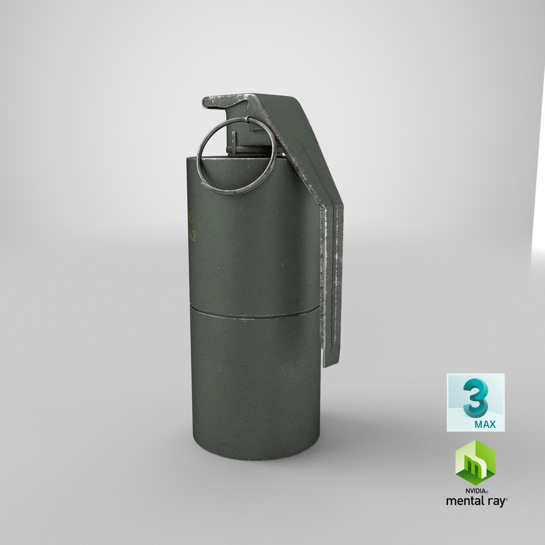 Grenade mk3a2 model - TurboSquid 1593236