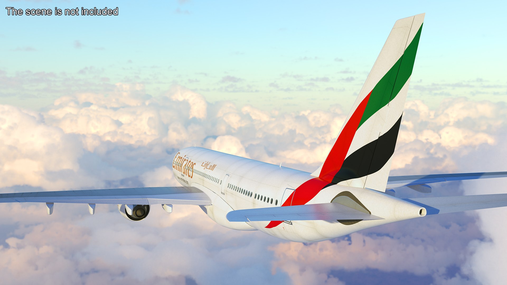 3D Model Emirates Airline Commercial Aircraft Airbus A330-200 Rigged ...