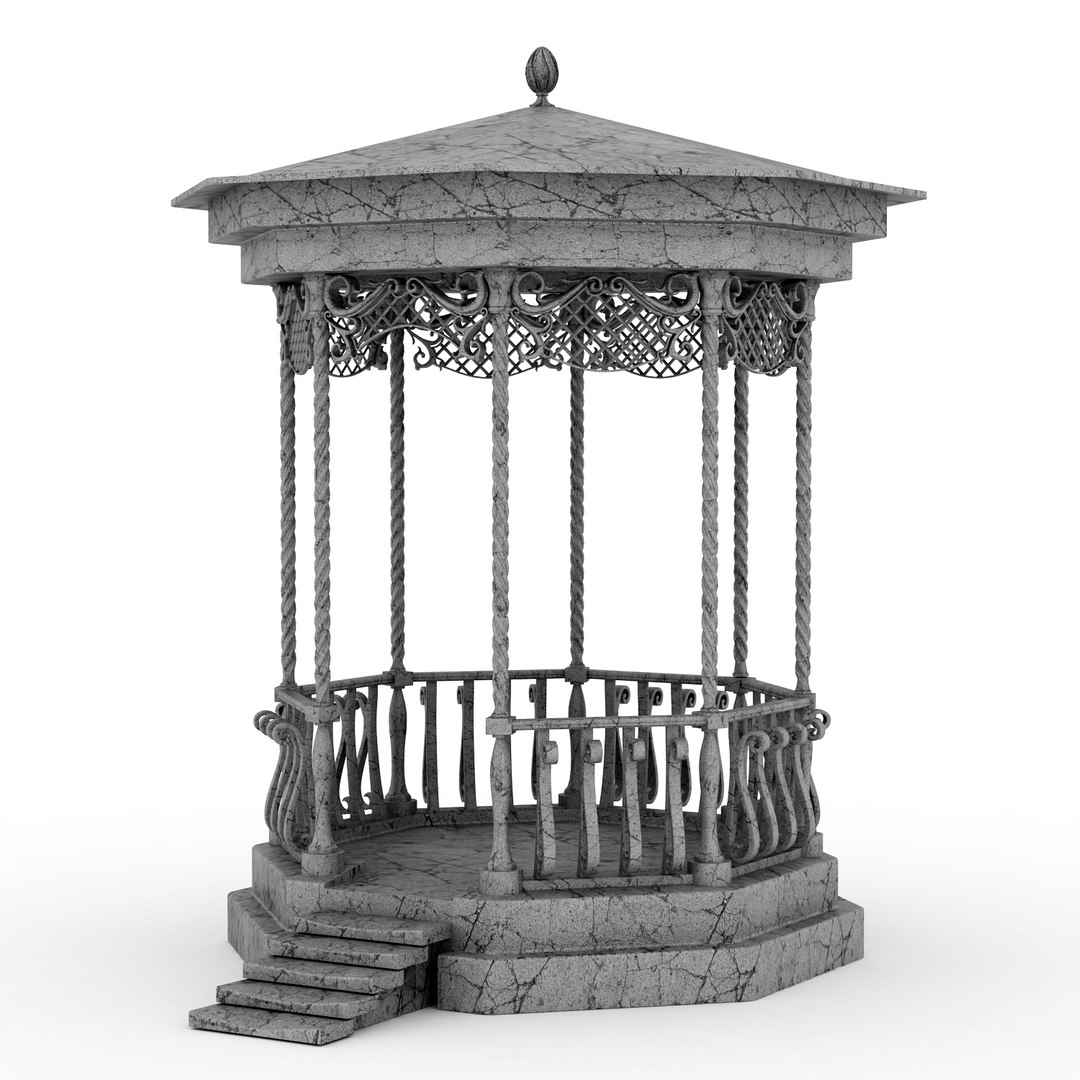 Summerhouse Summer House 3d Model