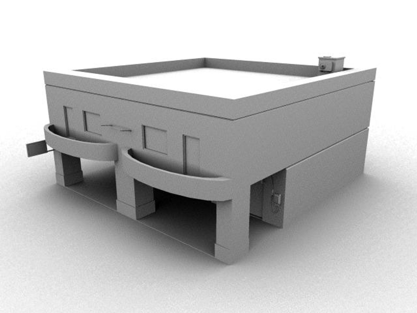 Maya 3rd World Country Building