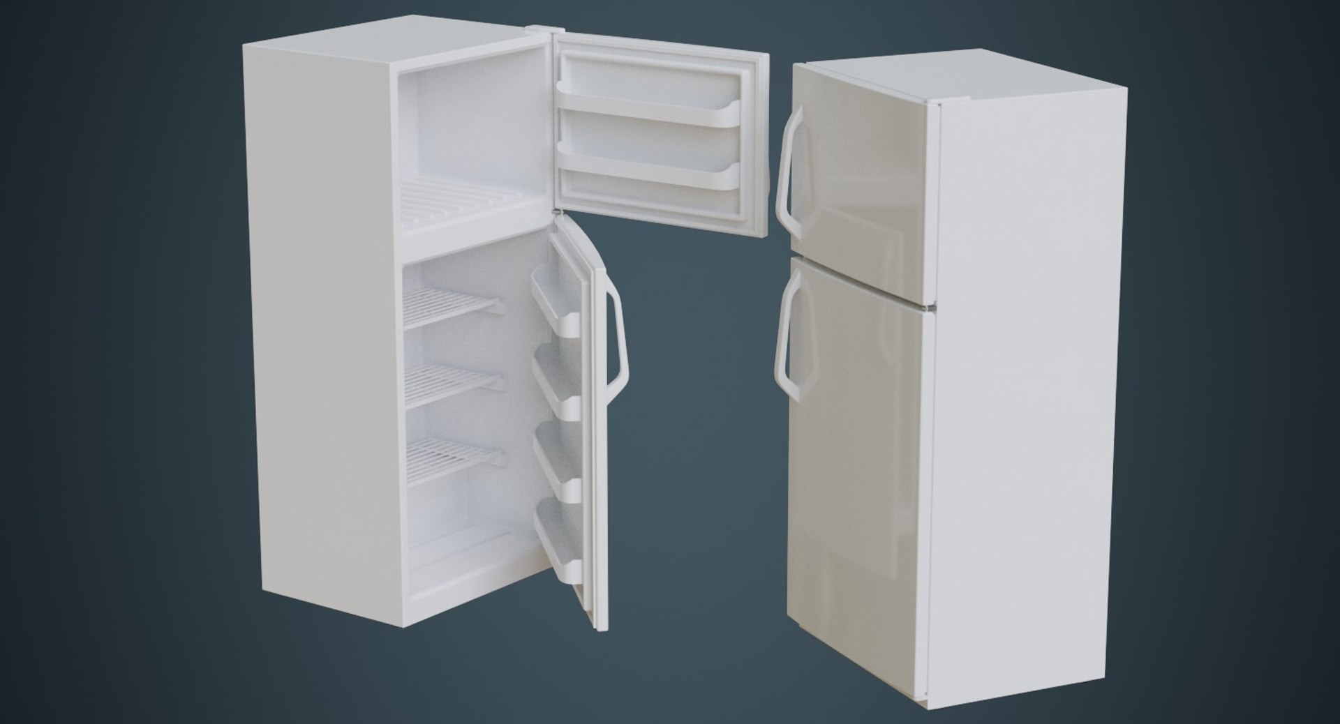 3D Refrigerator 4a Model - TurboSquid 1511982
