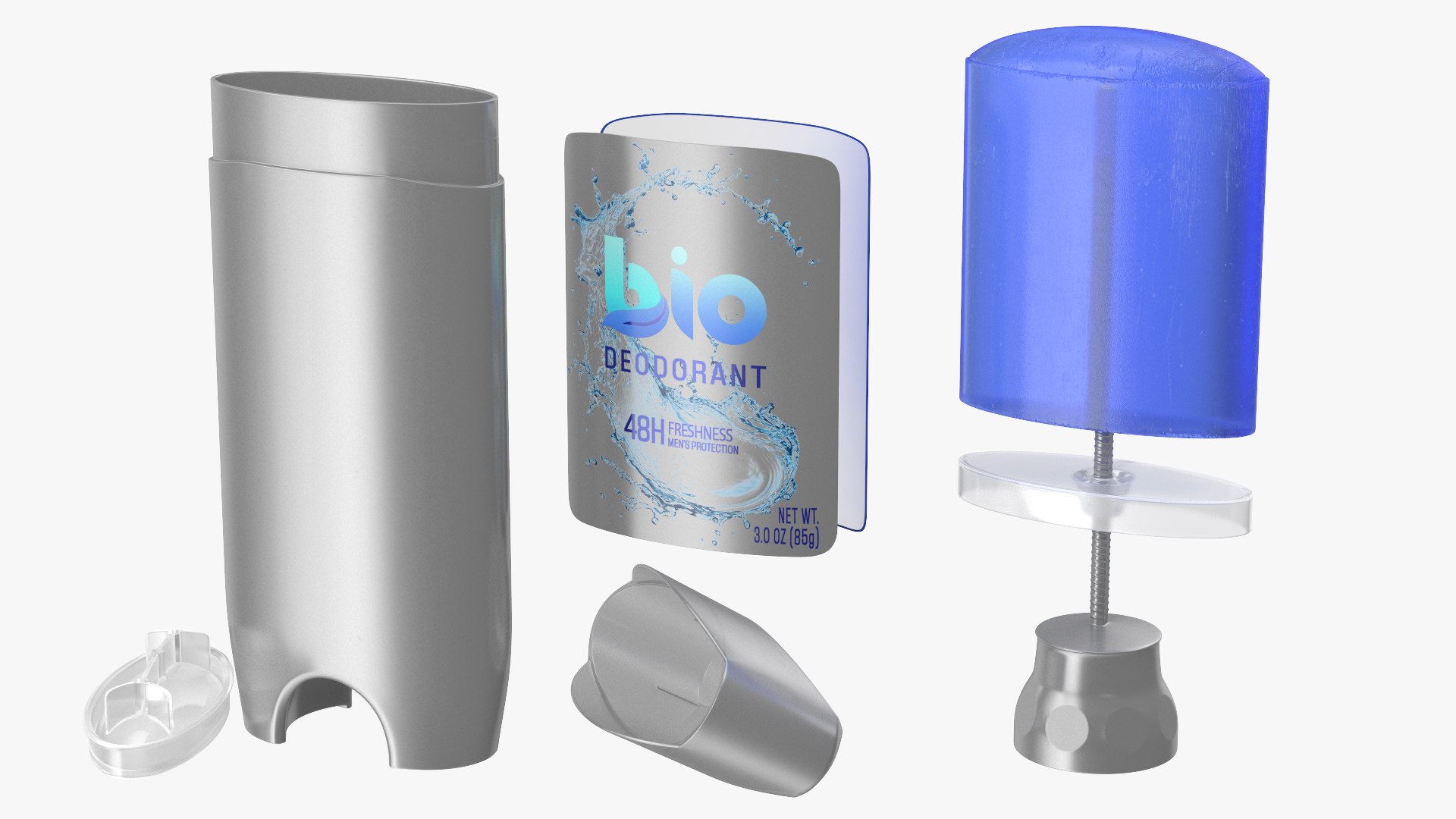 Antiperspirant deodorant open odor 3D model - TurboSquid 1713097