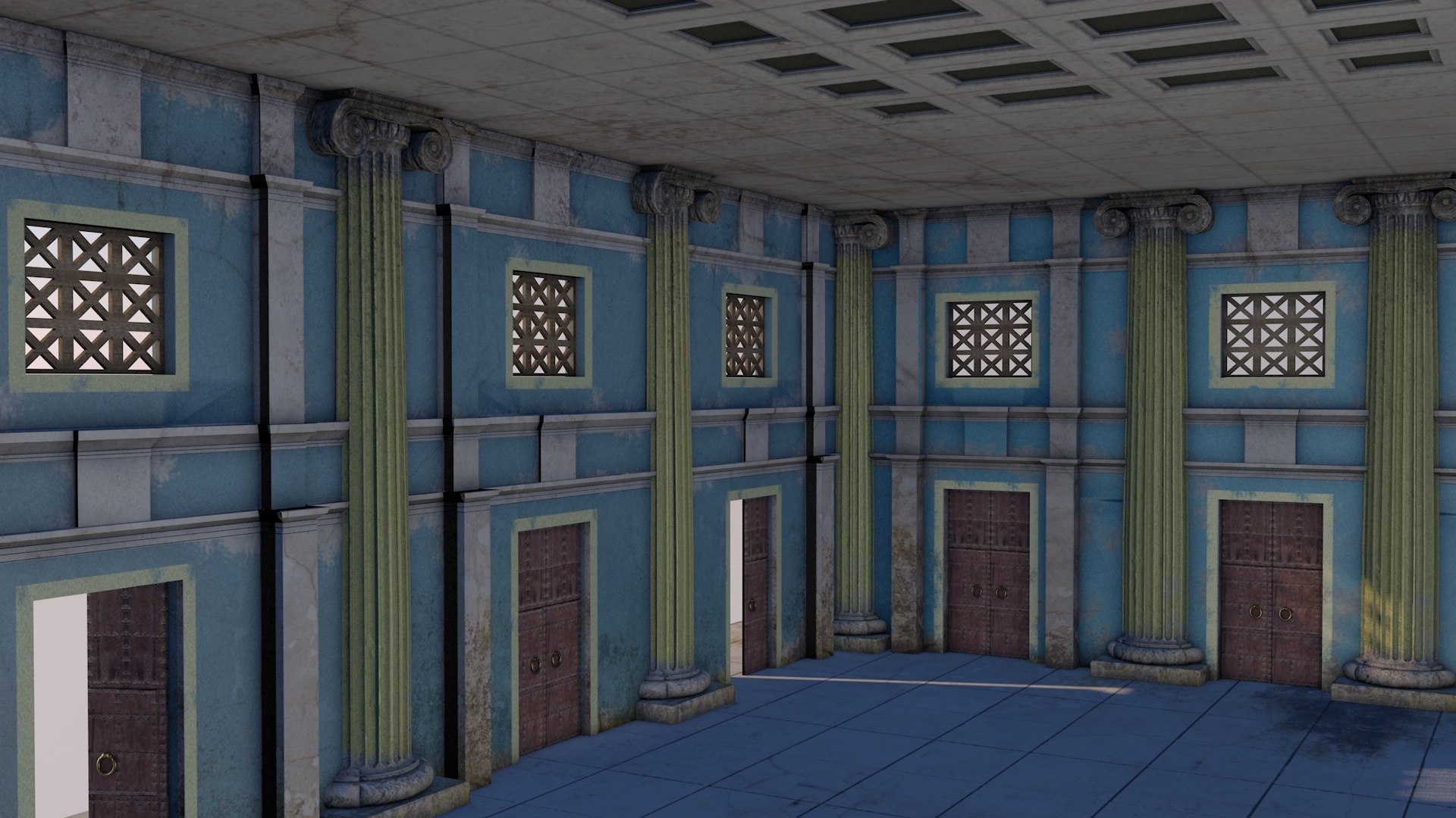 3D greek building classical - TurboSquid 1307274
