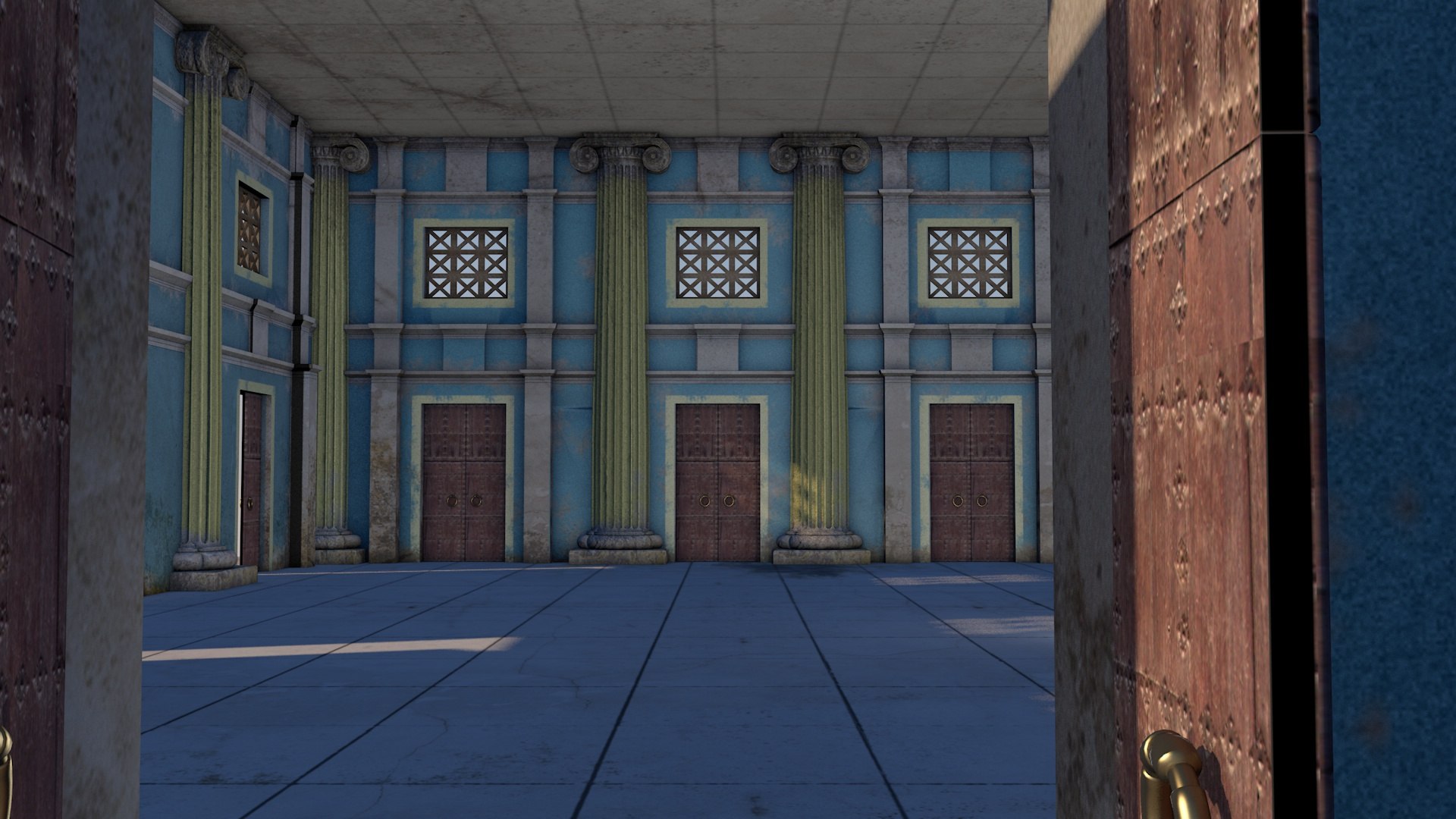 3D greek building classical - TurboSquid 1307274