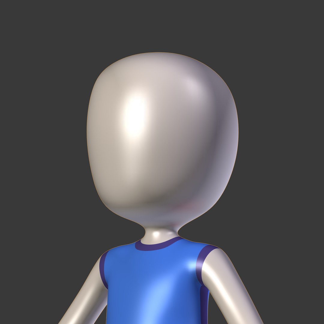 Cartoon Basketball Player Mesh 3D Model - TurboSquid 1390555