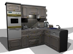 Kitchen Maya Models for Download | TurboSquid