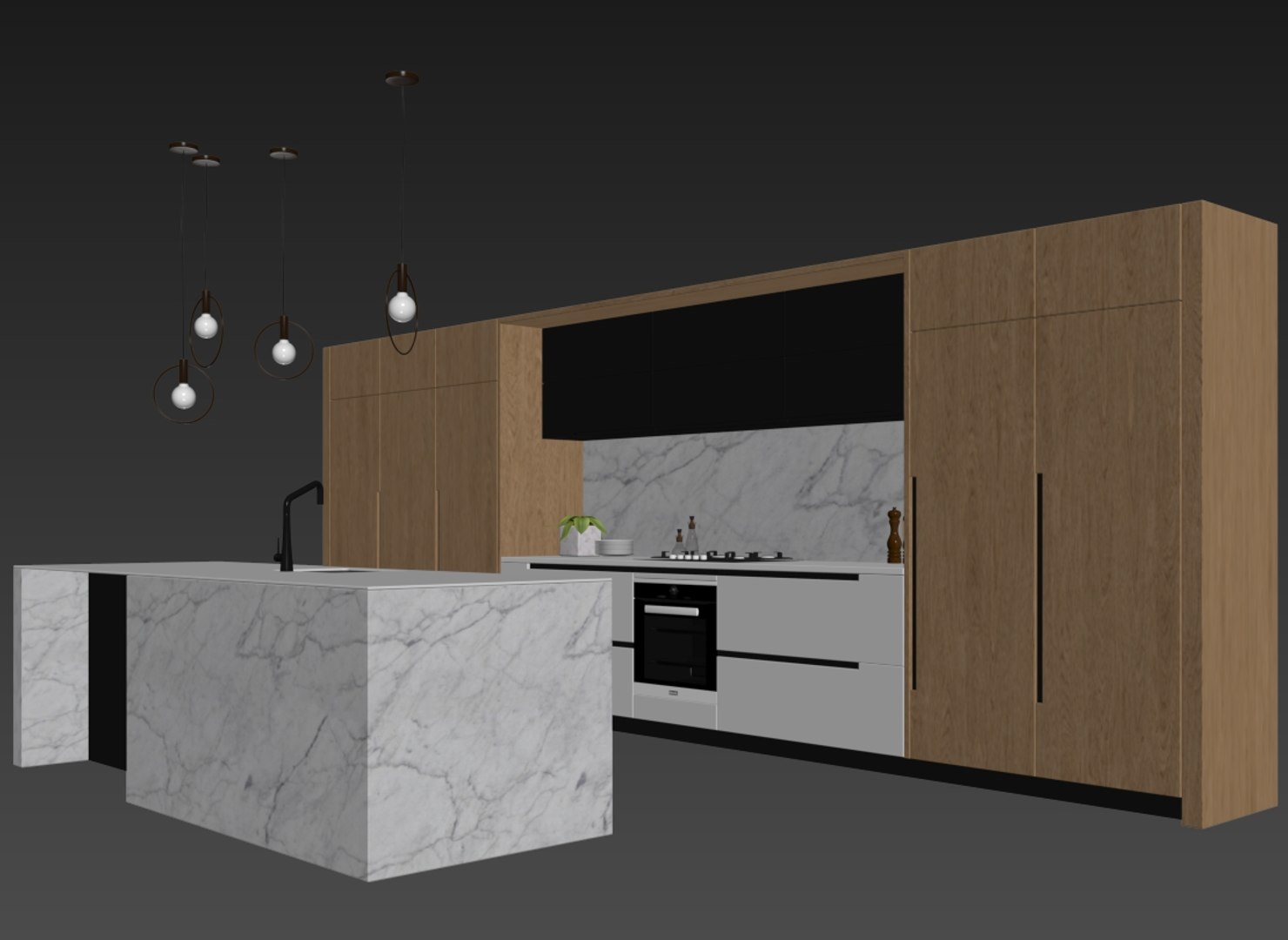 Kitchen minosa miele model - TurboSquid 1396012