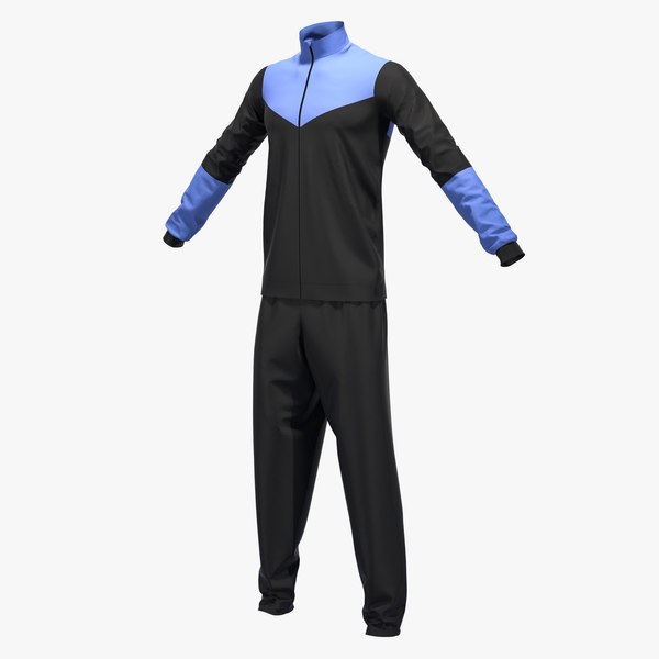 male sport suit 3d obj