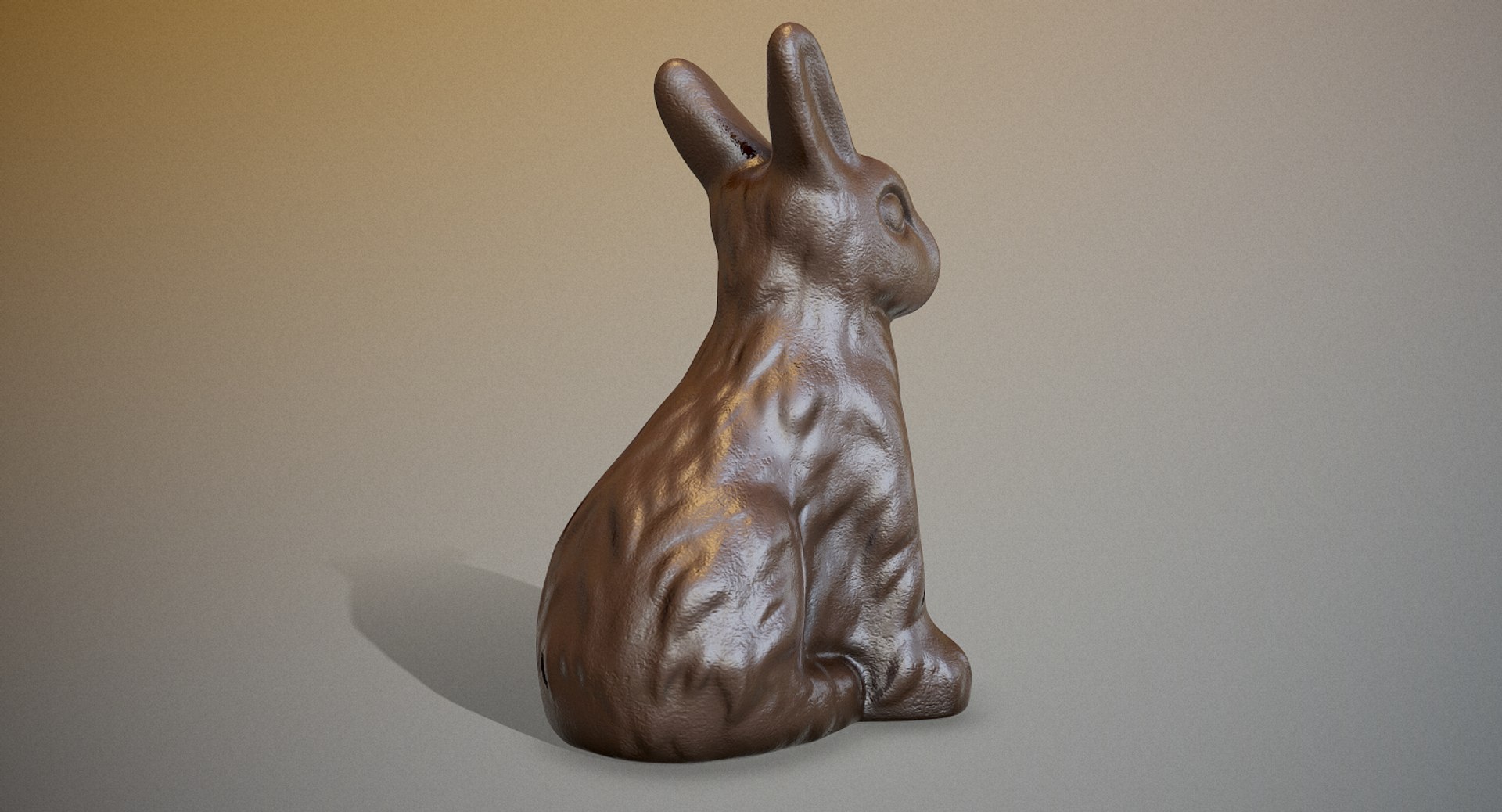 Chocolate Easter Bunny 3D Model - TurboSquid 1362830