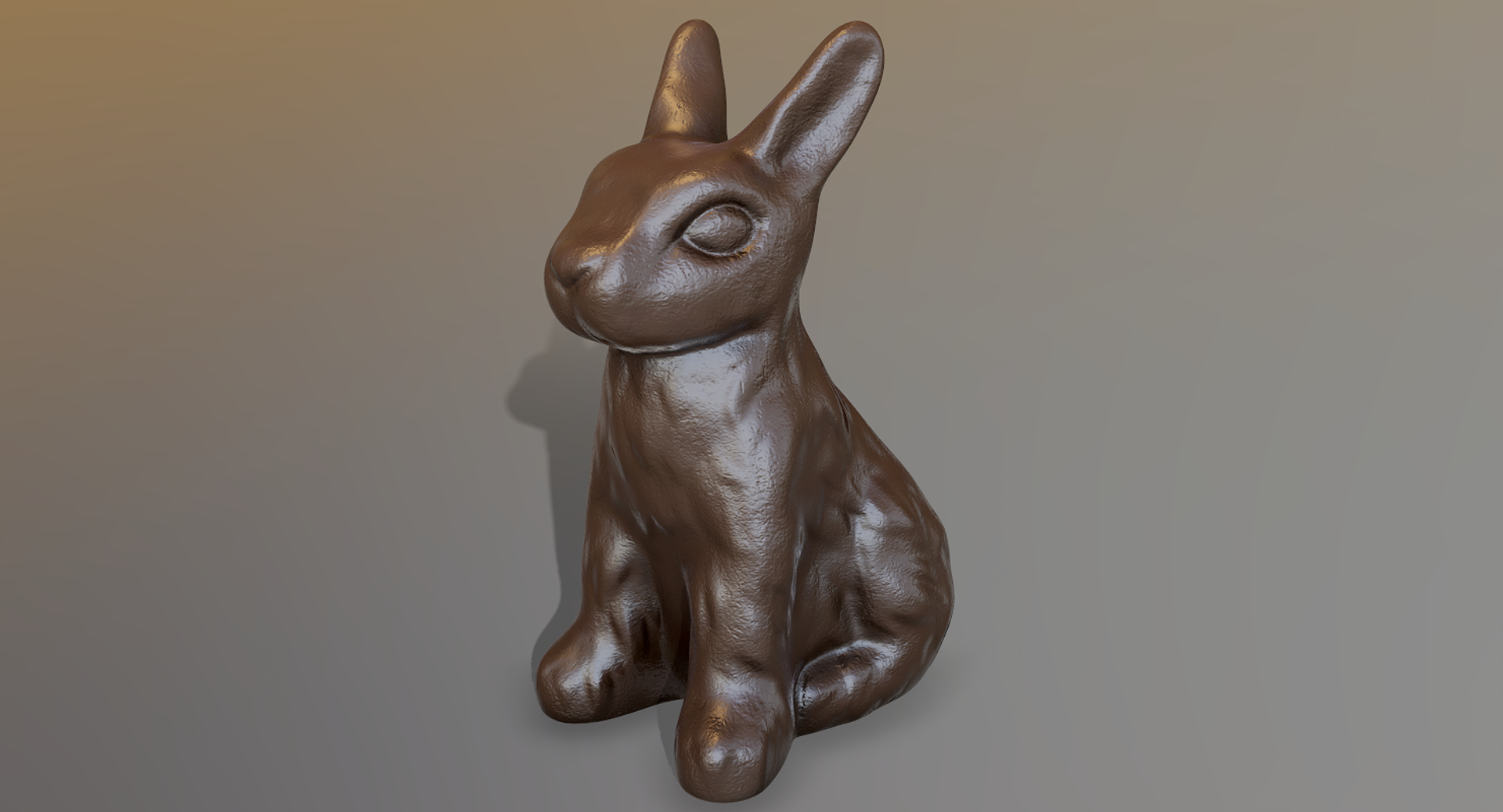 Chocolate Easter Bunny 3D Model - TurboSquid 1362830