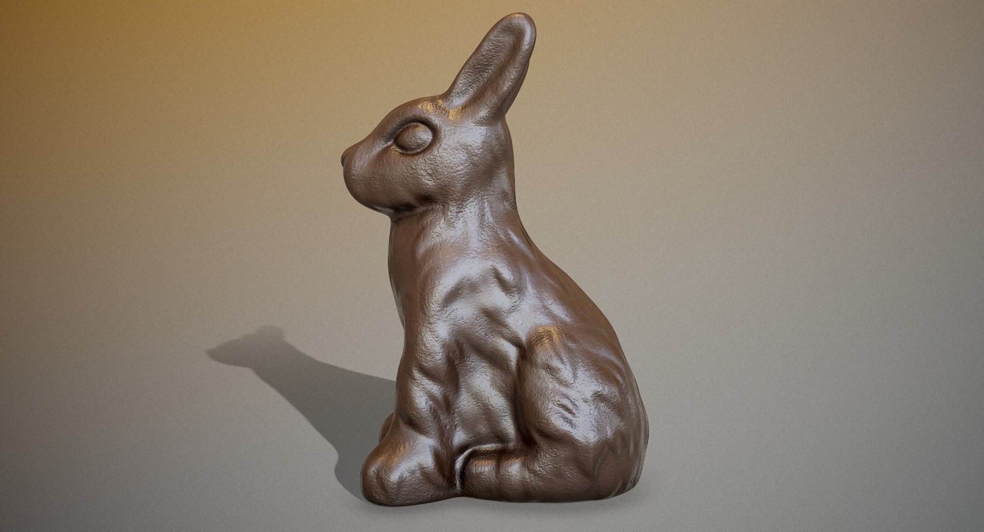 Chocolate Easter Bunny 3D Model - TurboSquid 1362830