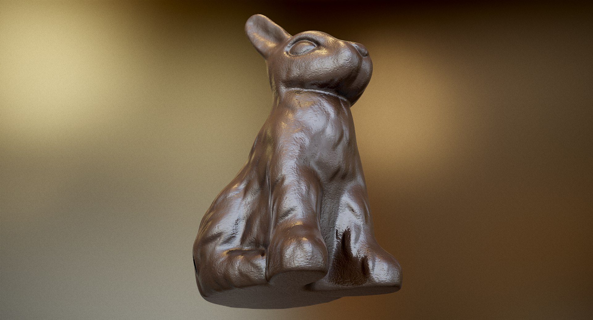 Chocolate Easter Bunny 3D Model - TurboSquid 1362830