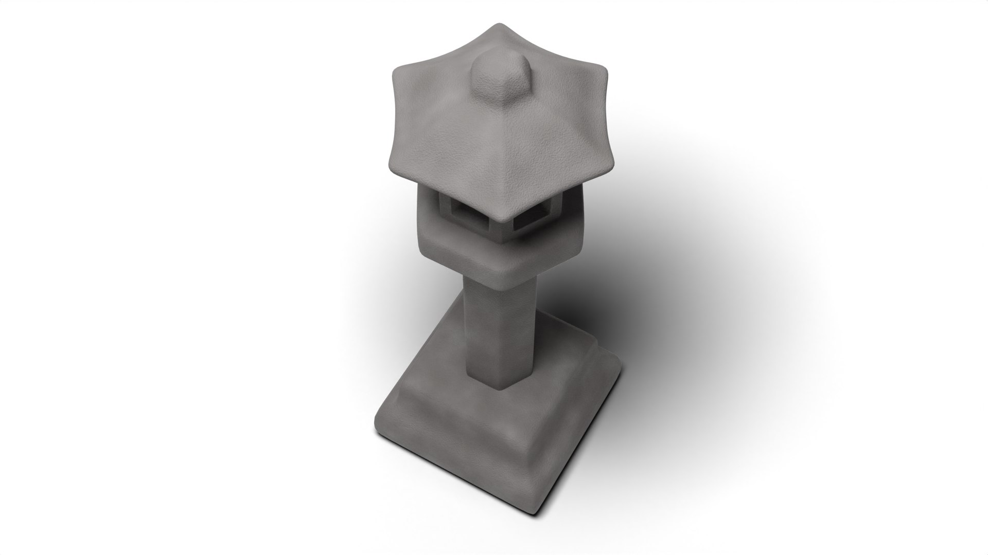 3D Toro - Japanese Stone Lantern 01 - TurboSquid 2160018
