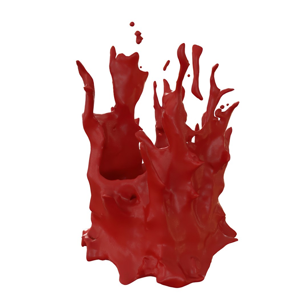 6 Blood Splash Model - TurboSquid 2287903