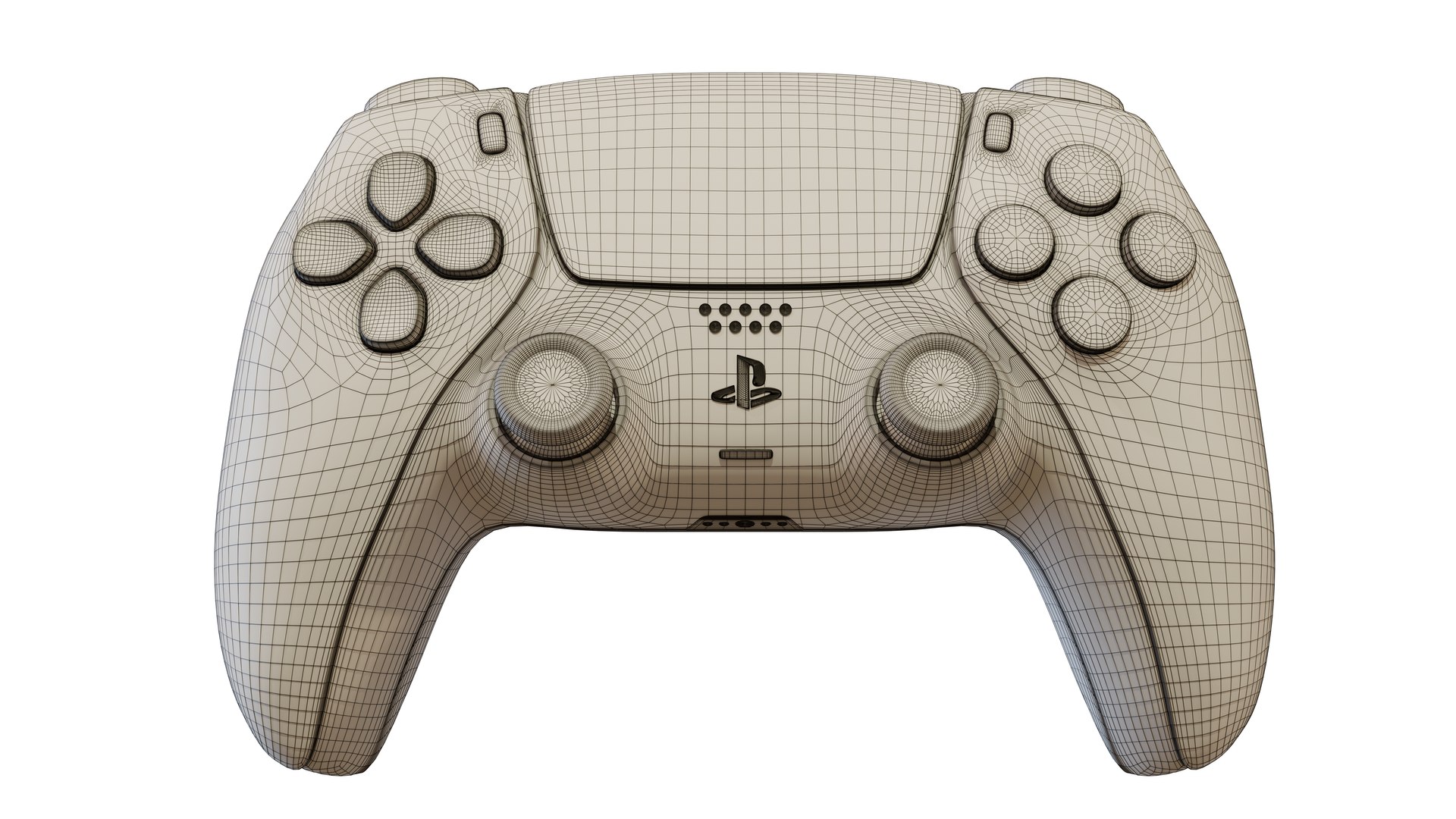 3D PlayStation 5 DualSense Controller With Stand 3D Model Model ...