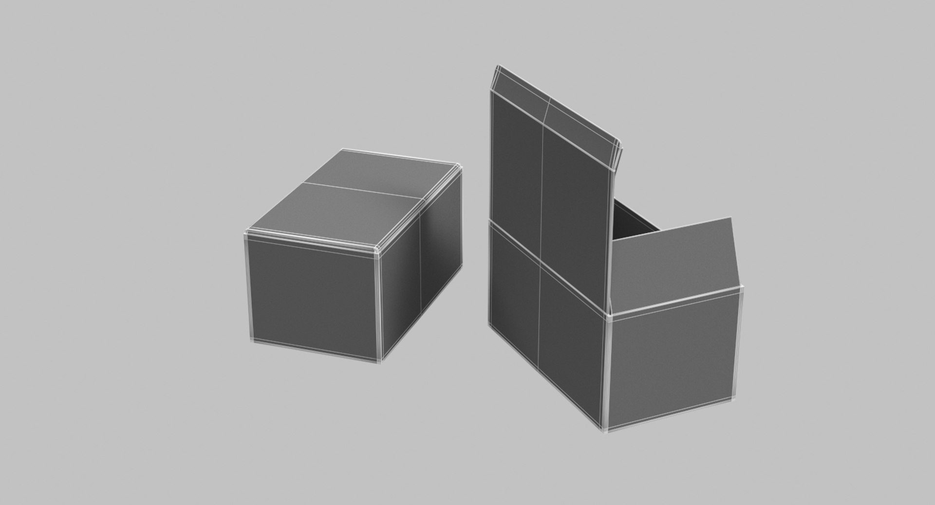 3D model cardboard boxes 01 - TurboSquid 1422767