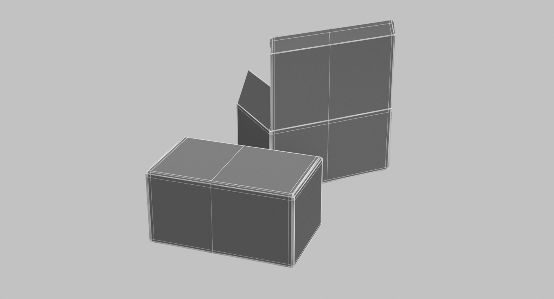 3D model cardboard boxes 01 - TurboSquid 1422767