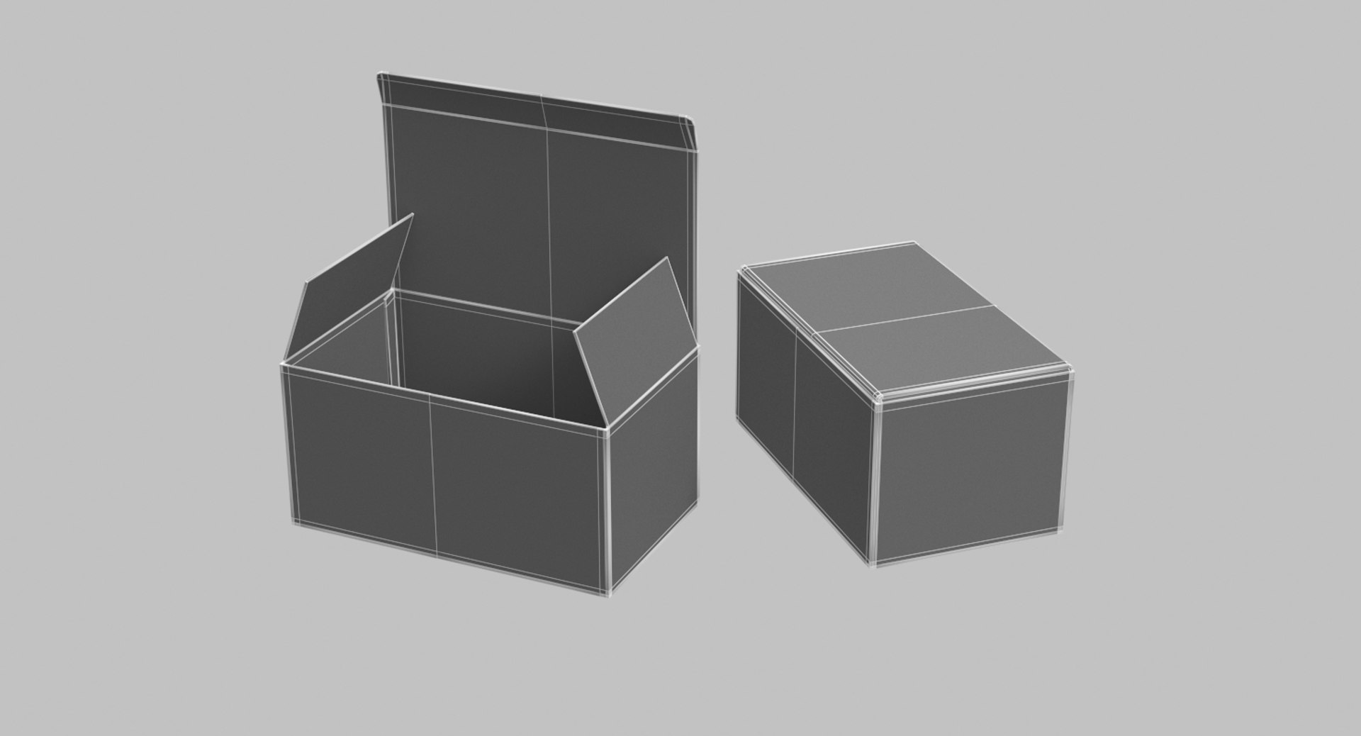 3D model cardboard boxes 01 - TurboSquid 1422767