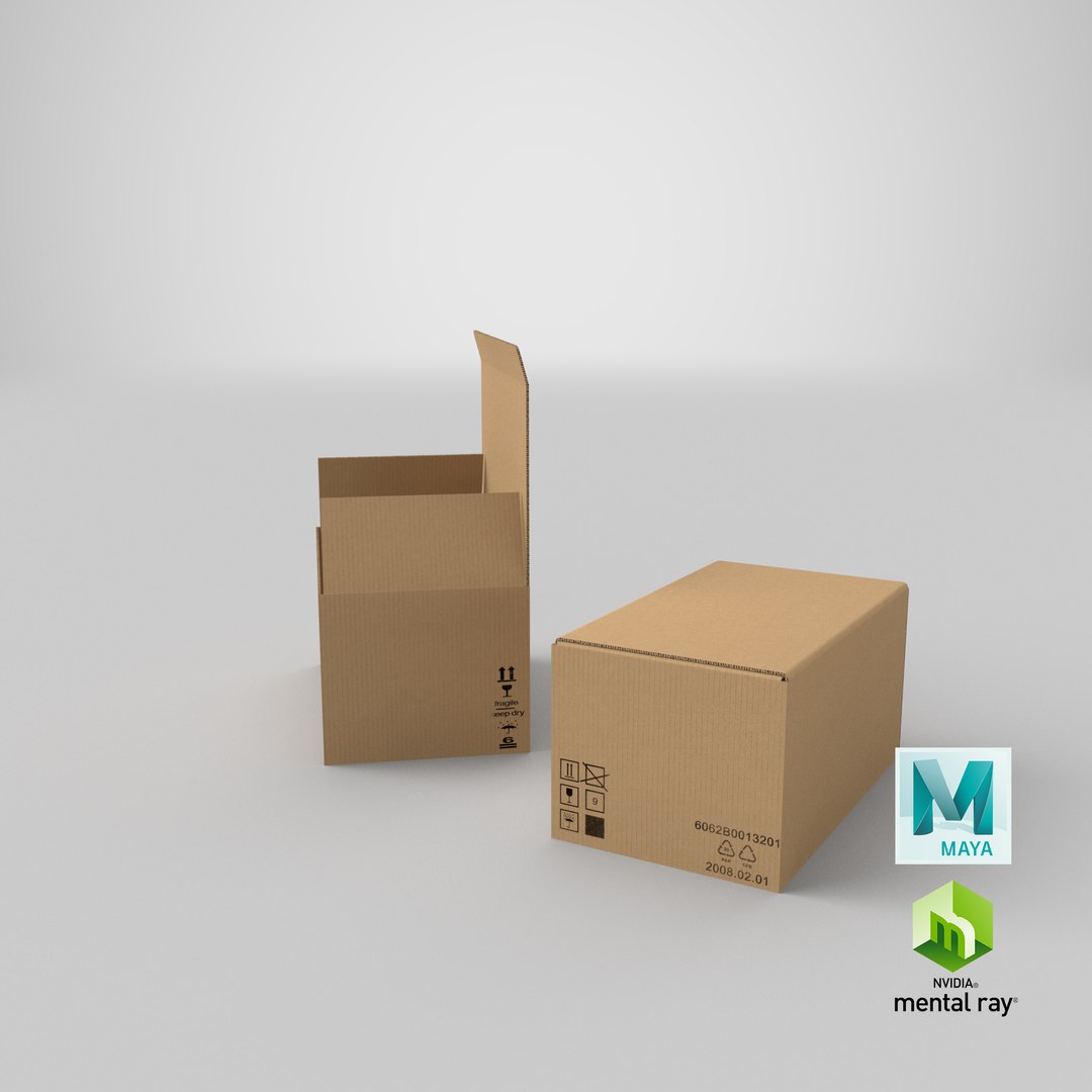 3D Model Cardboard Boxes 01 - TurboSquid 1422767