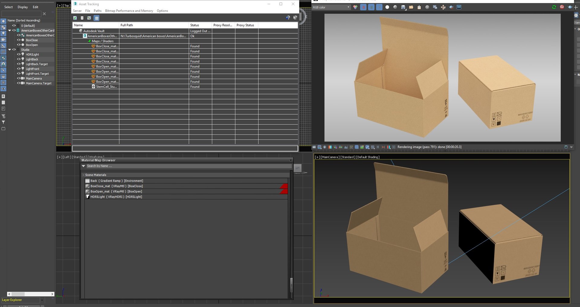 3D model cardboard boxes 01 - TurboSquid 1422767