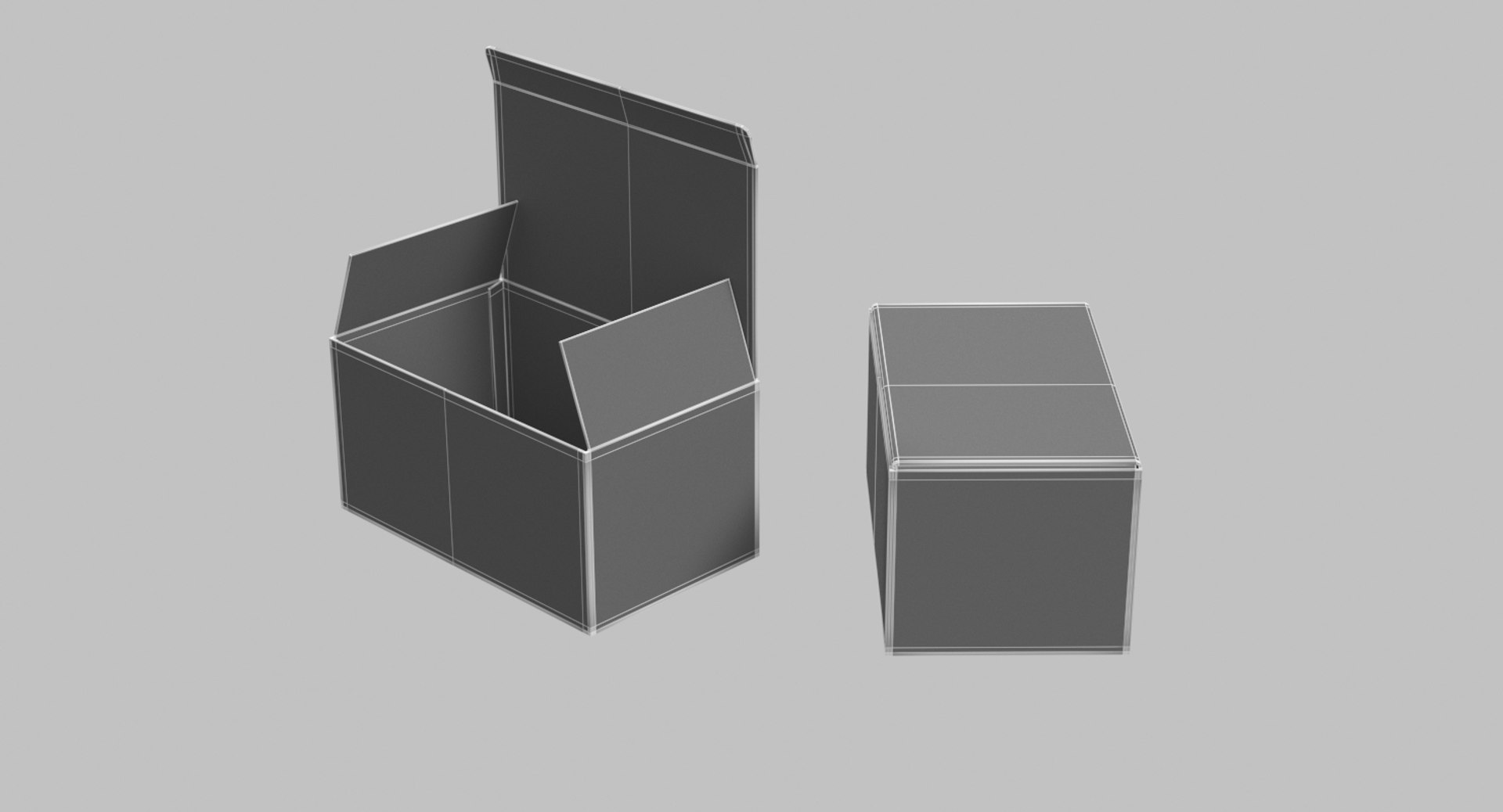 3D model cardboard boxes 01 - TurboSquid 1422767