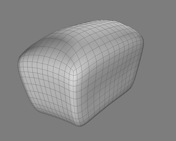 3d model realistic bread