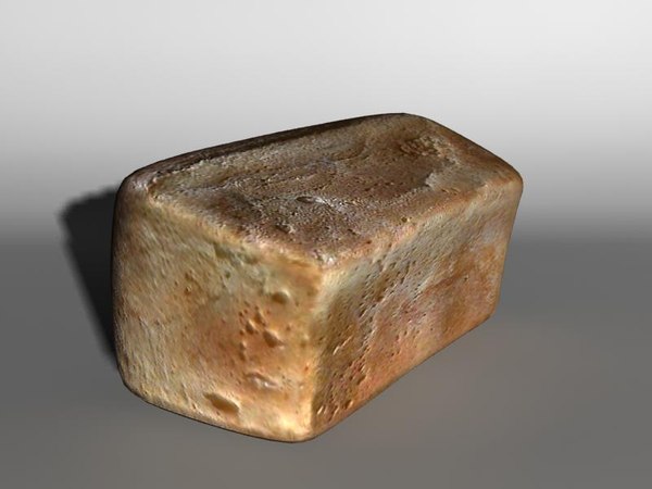 3d model realistic bread