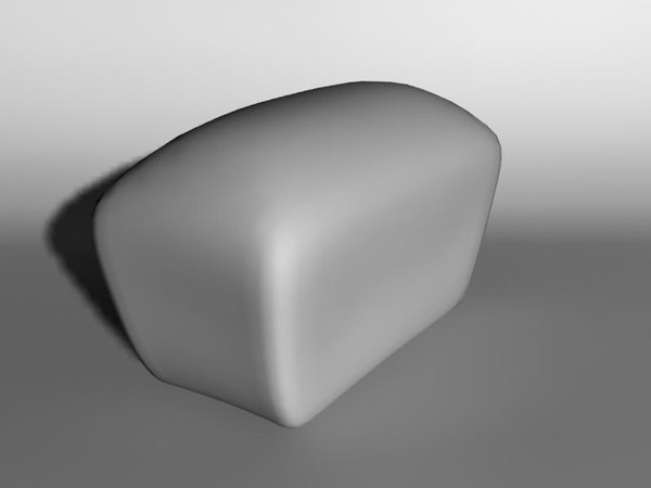 3d model realistic bread
