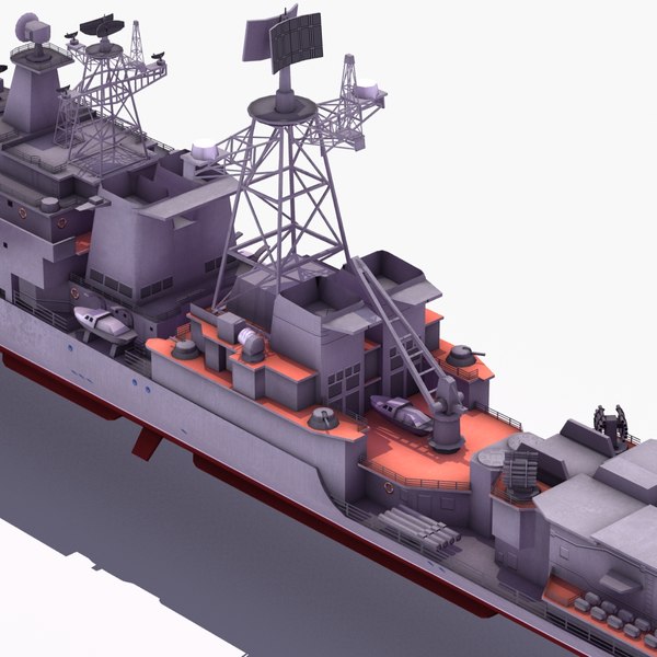 3ds max udaloyi class destroyer udaloy