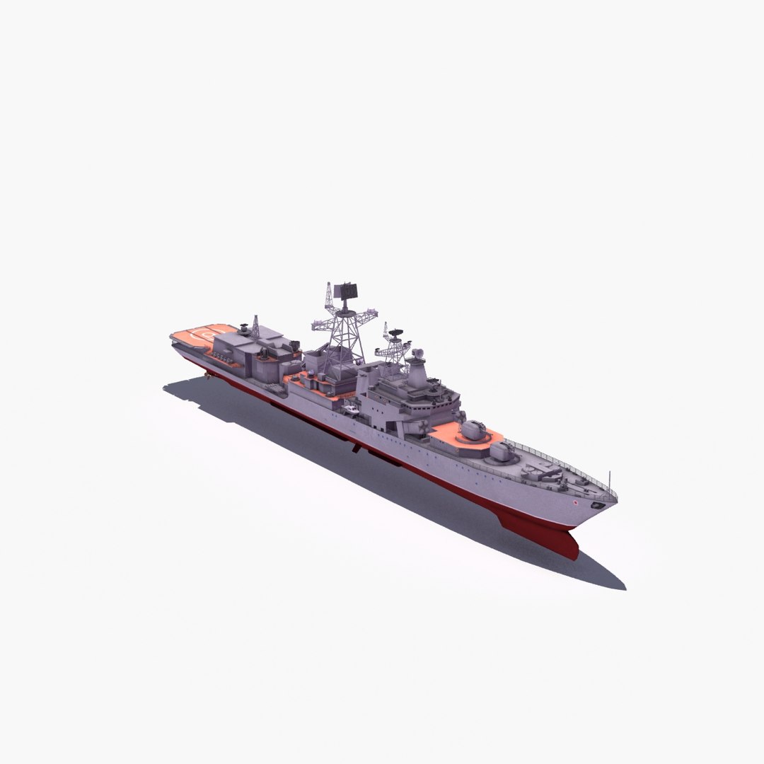 3ds Max Udaloyi Class Destroyer Udaloy