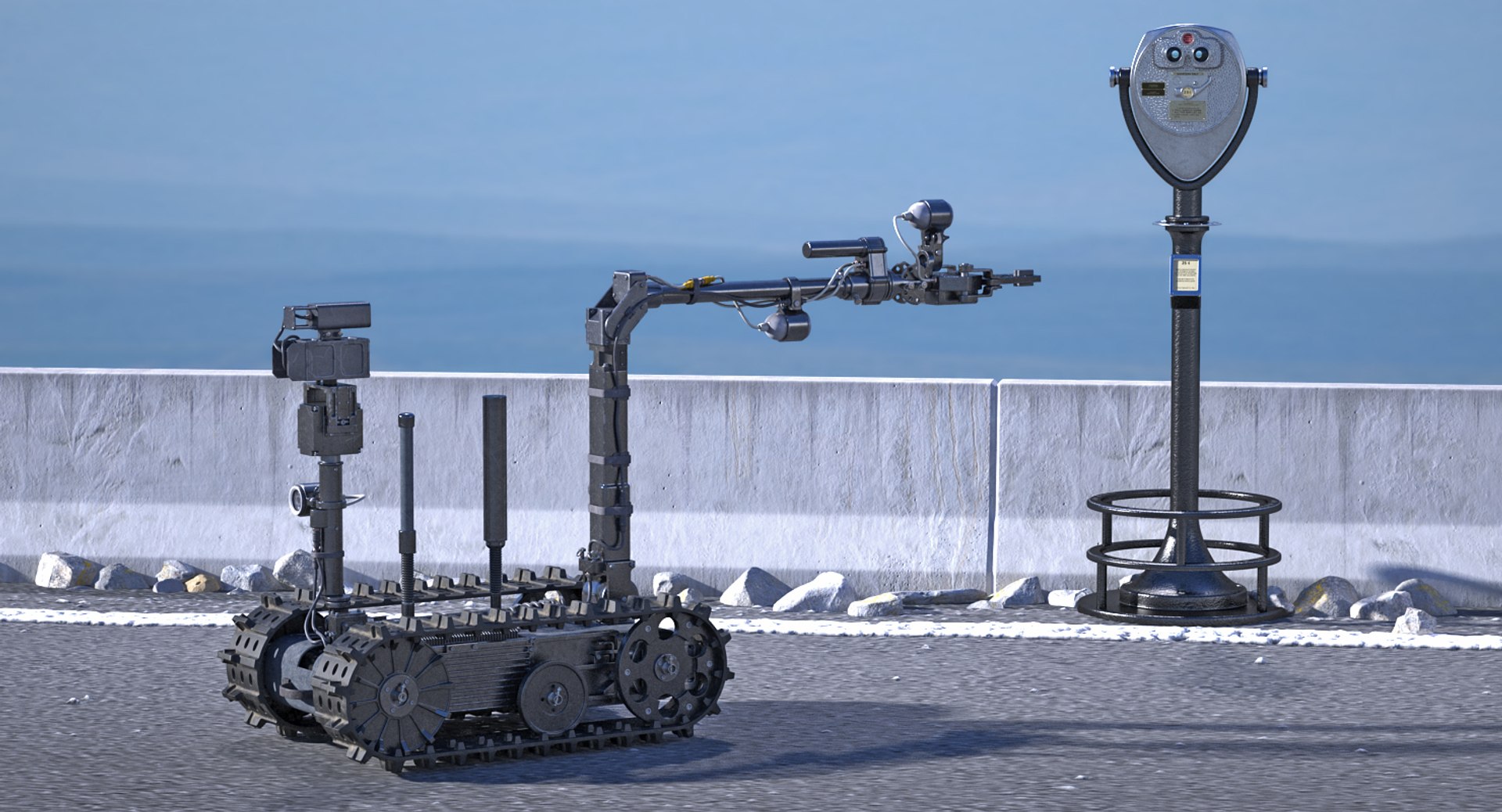 3D Sapper Robot Model - TurboSquid 1263186