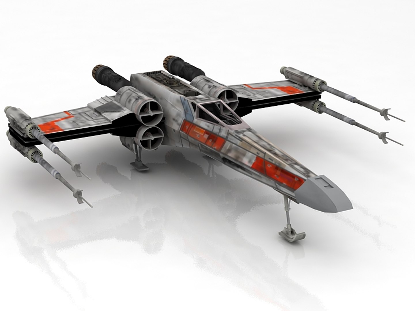 Star Wars X Wing 3D Model - TurboSquid 1627815