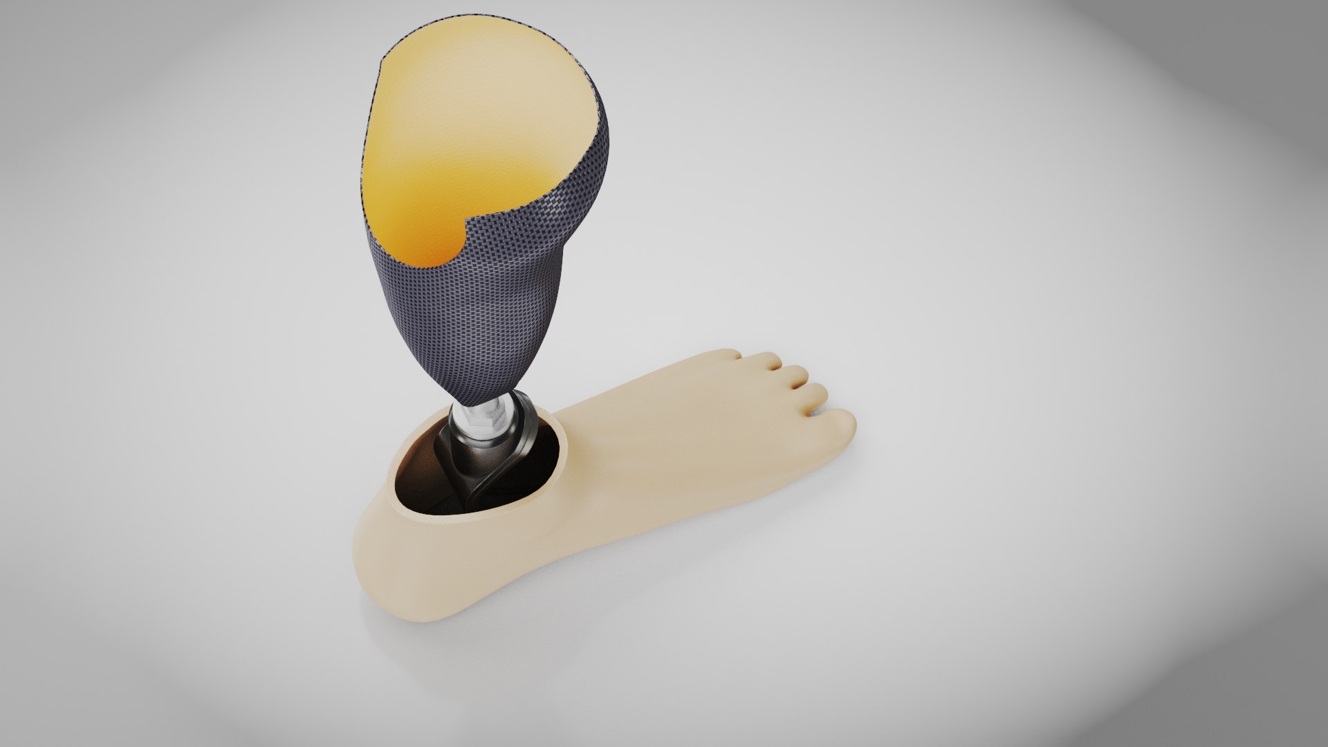 Below Knee Prosthetics V2 3D Model - TurboSquid 2133370