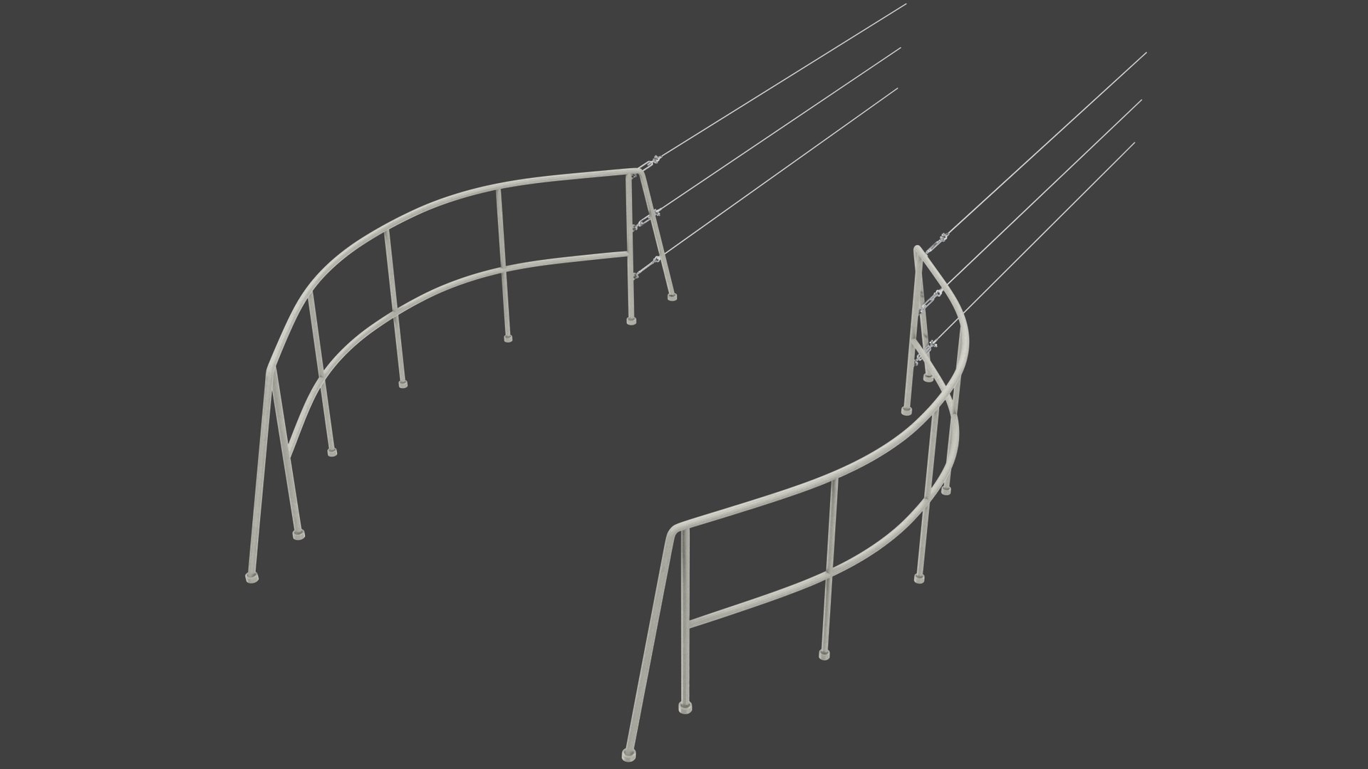 Ship Handrails V1 3D model - TurboSquid 2102246