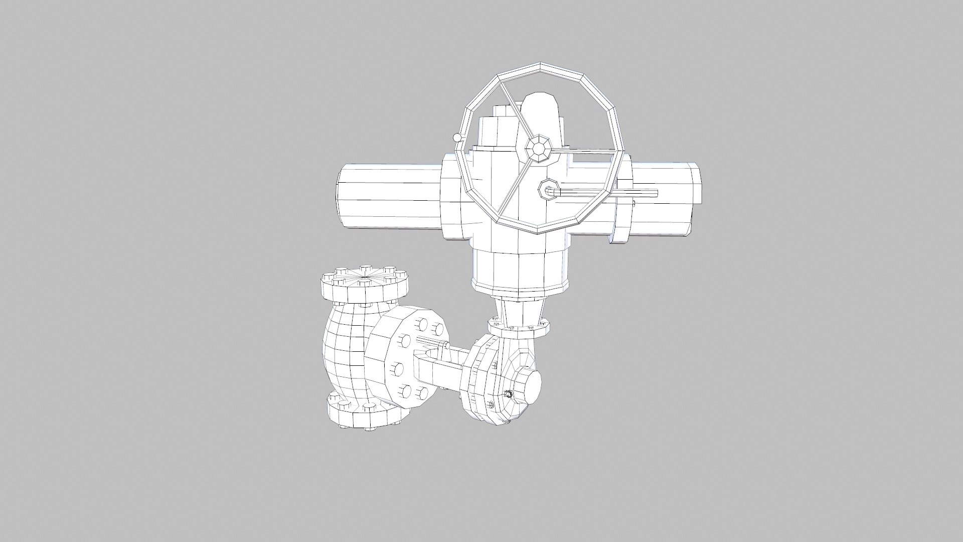 Gate Valve 3D Model - TurboSquid 2325095