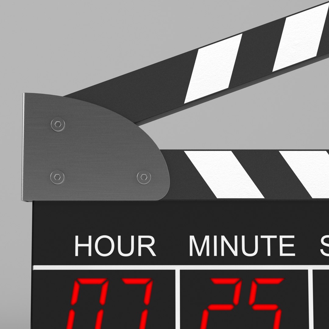 3ds max digital clapperboard