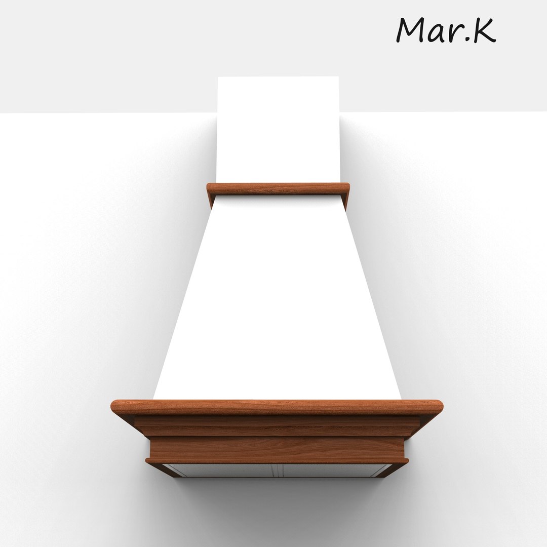 3d kitchen hood faber ranch model