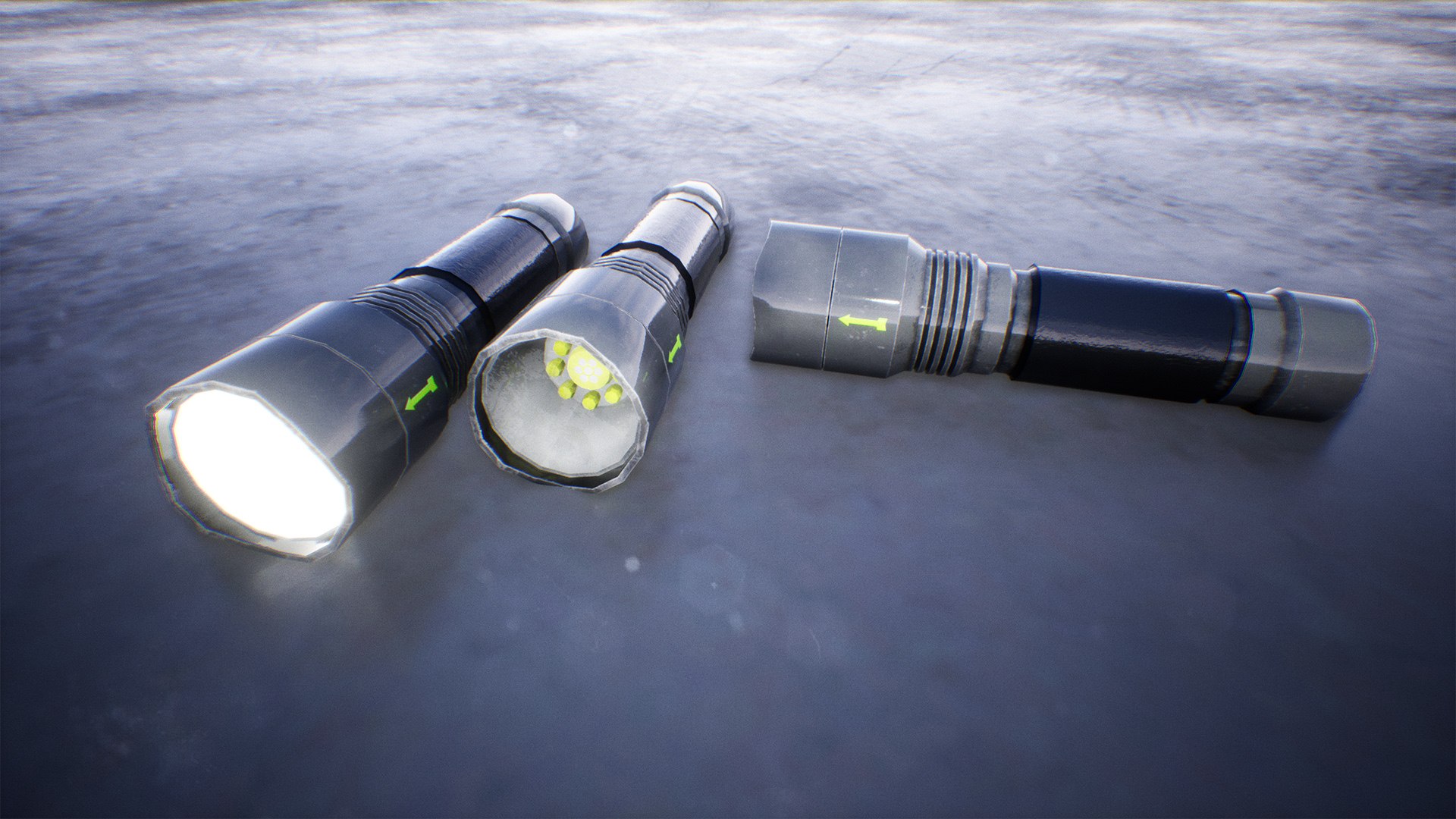 3D Flashlights 22 Variations Model - TurboSquid 1984314