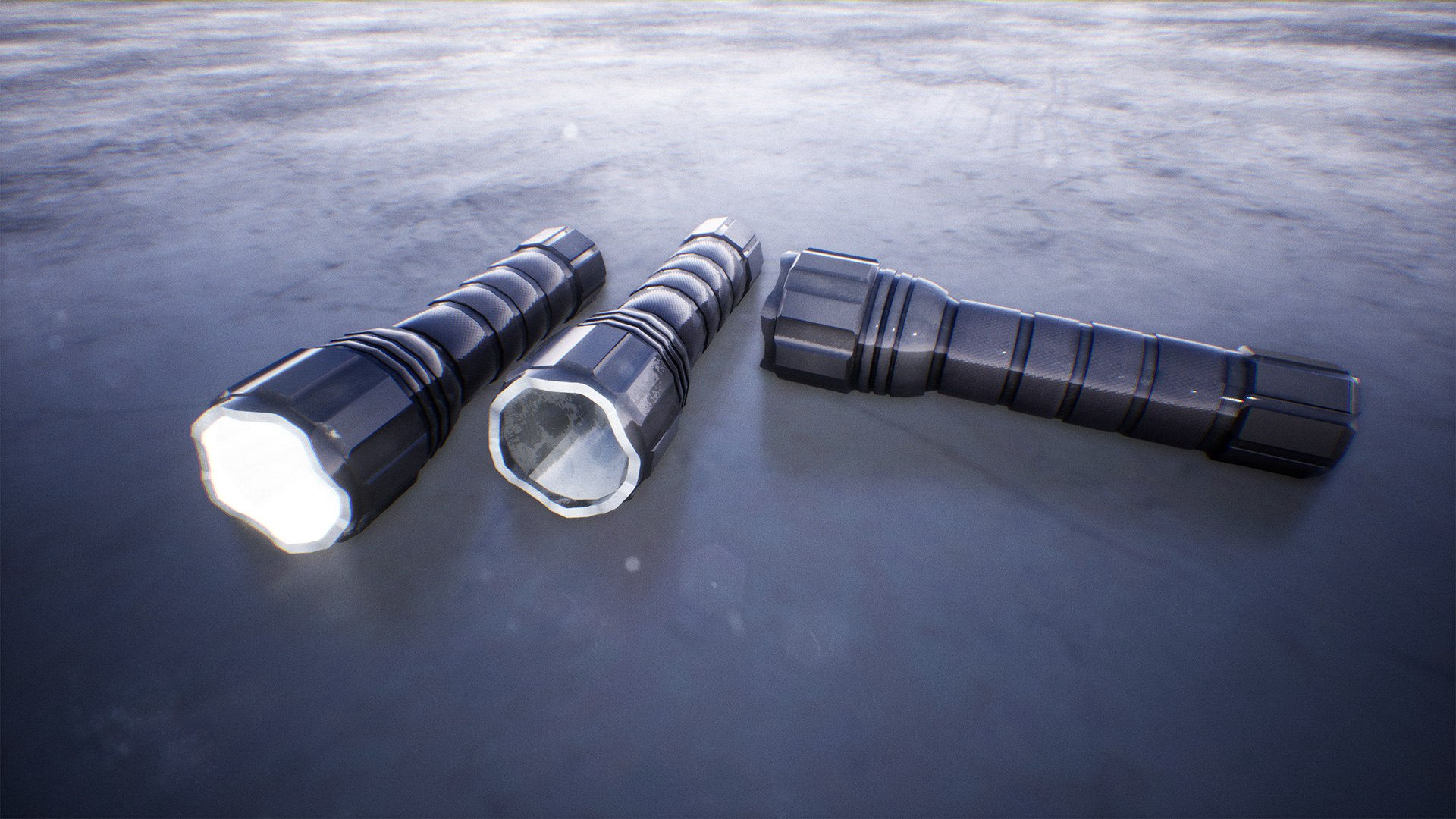 3D Flashlights 22 Variations Model - TurboSquid 1984314