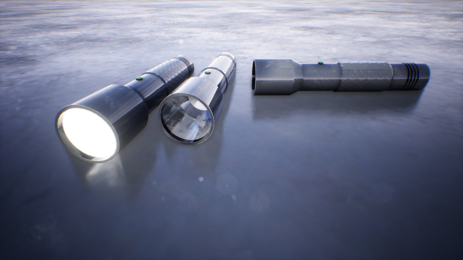 3D Flashlights 22 Variations Model - TurboSquid 1984314
